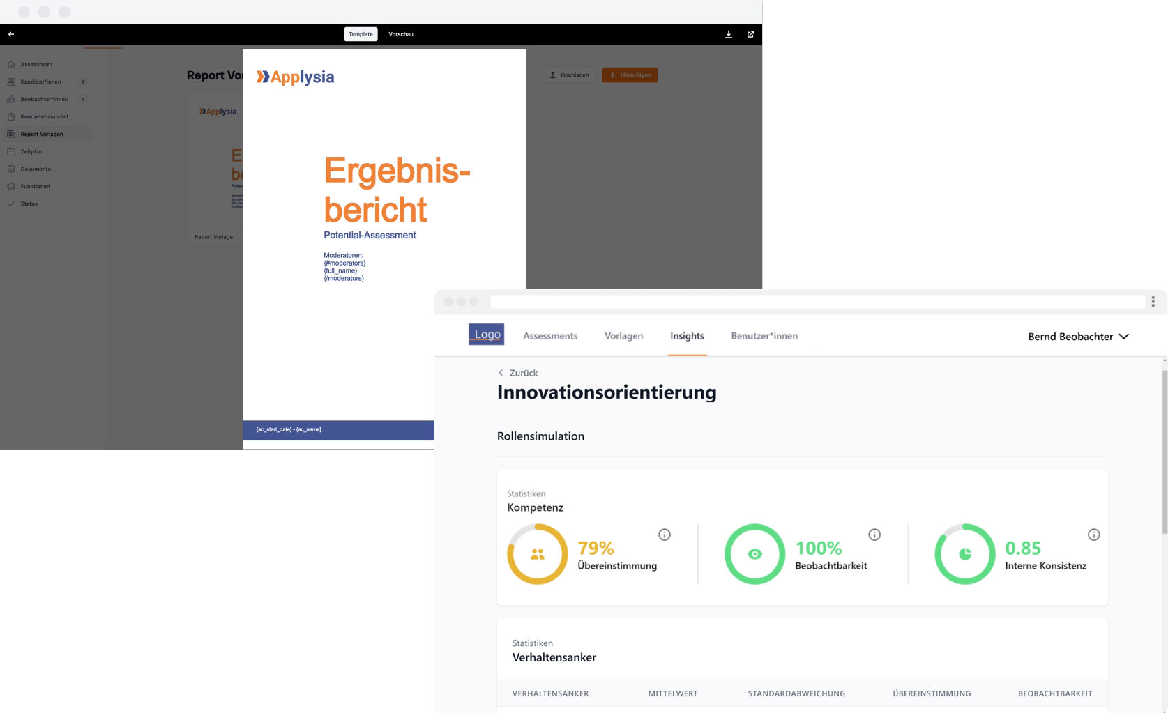 Unsere App: Kern unserer AC & DC Software - Applysia